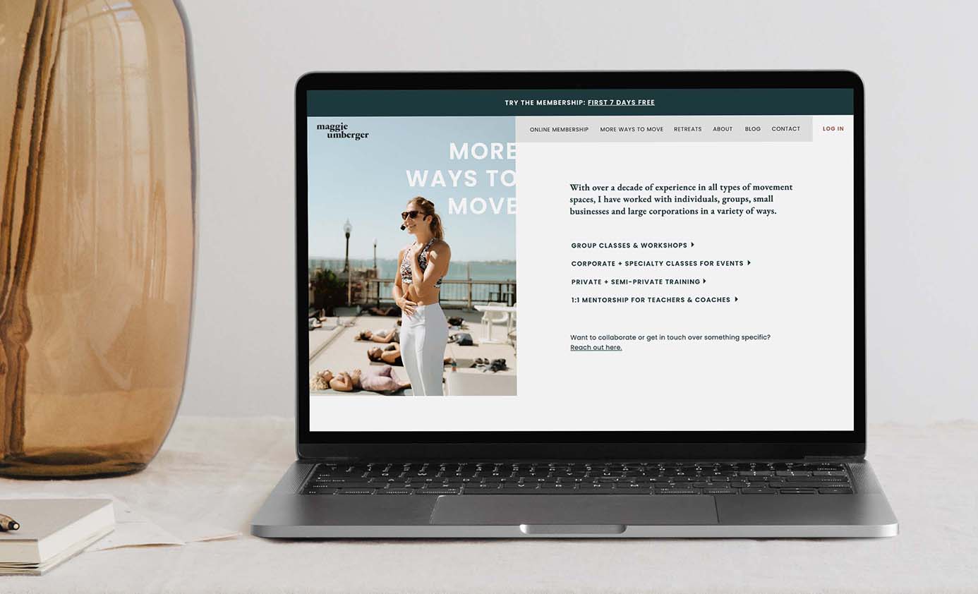 Maggie Umberger Website Refresh - christieevenson.com